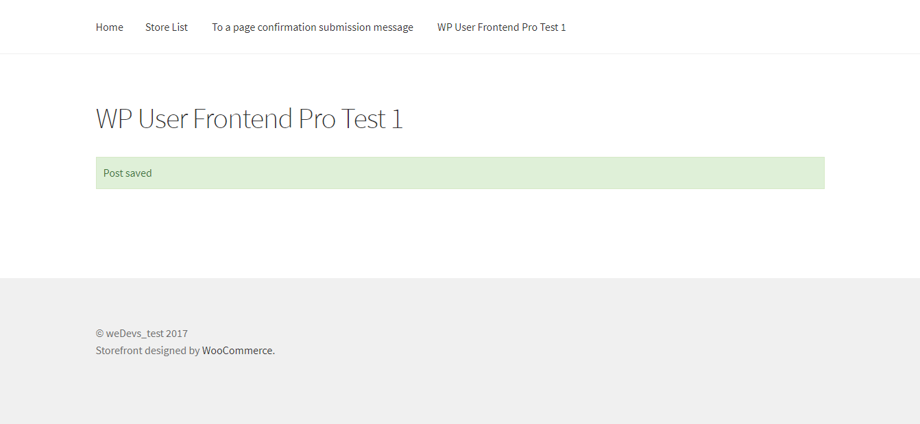 How To Set Up Submission Confirmation Message - weDevs