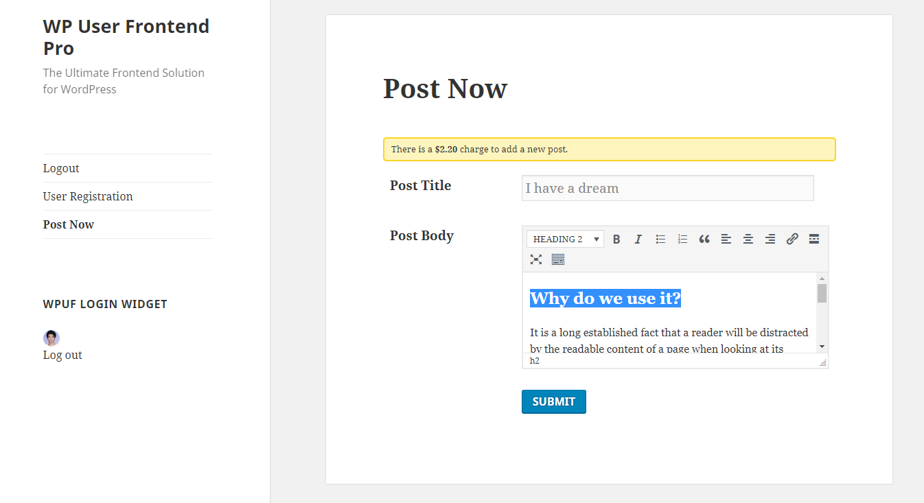 How to Set Dynamic Subscription Taxes Using WP User Frontend Pro - weDevs